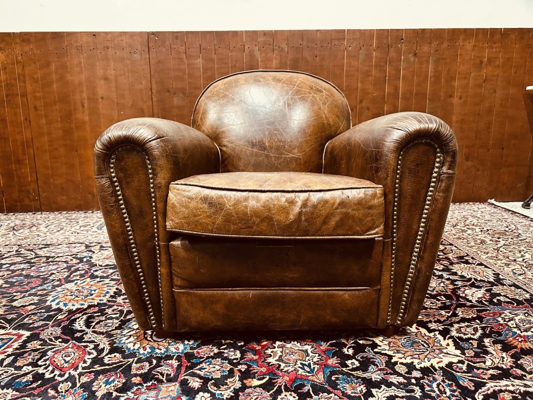 Vintage Aviator Mutton Leather Chair for sale at Pamono
