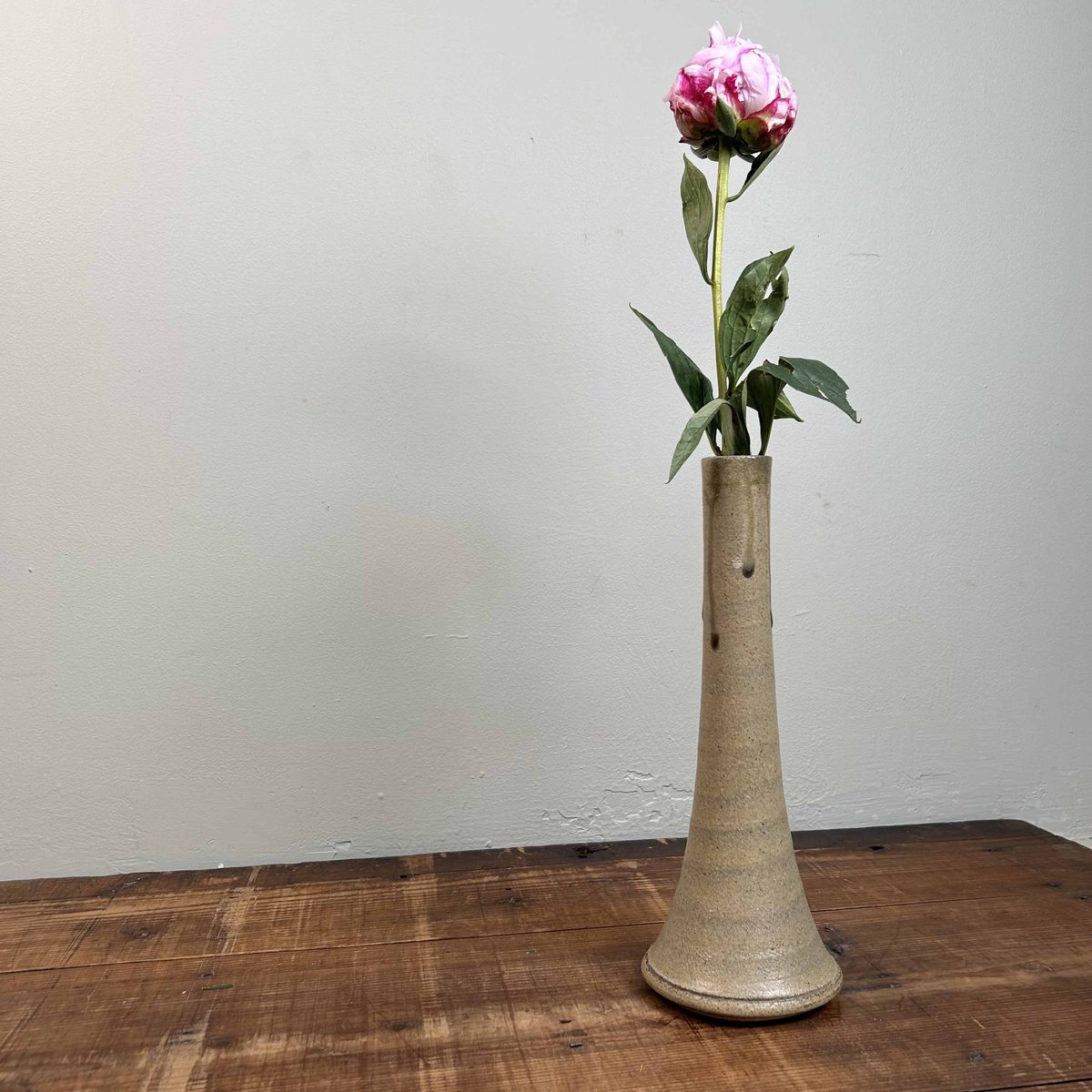 Japanese Ikebana Flower Vase by Fujiwara Shōzan, 1960s for sale at Pamono