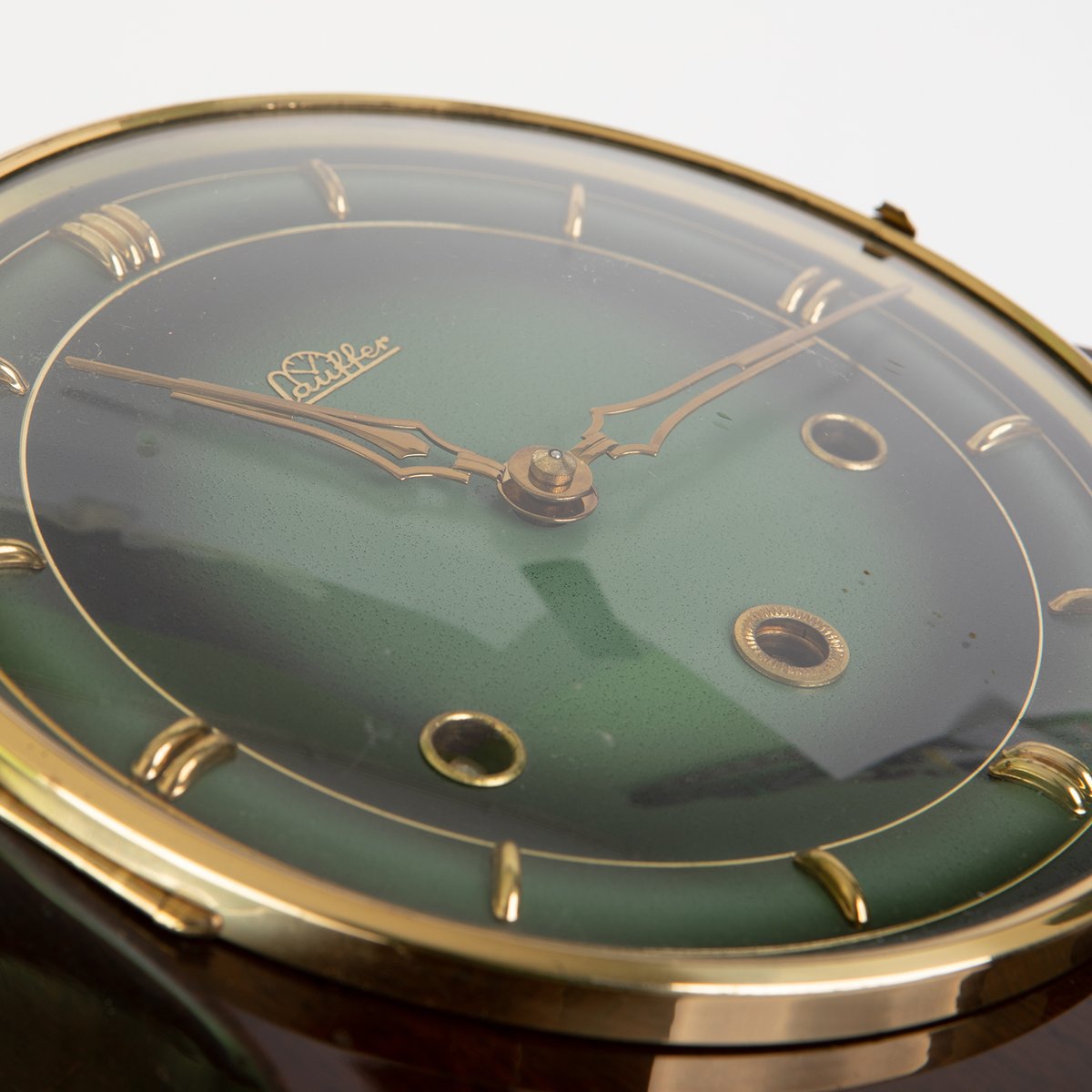 Mid-Century Fireplace Clock from Lauffer, 1950s for sale at Pamono