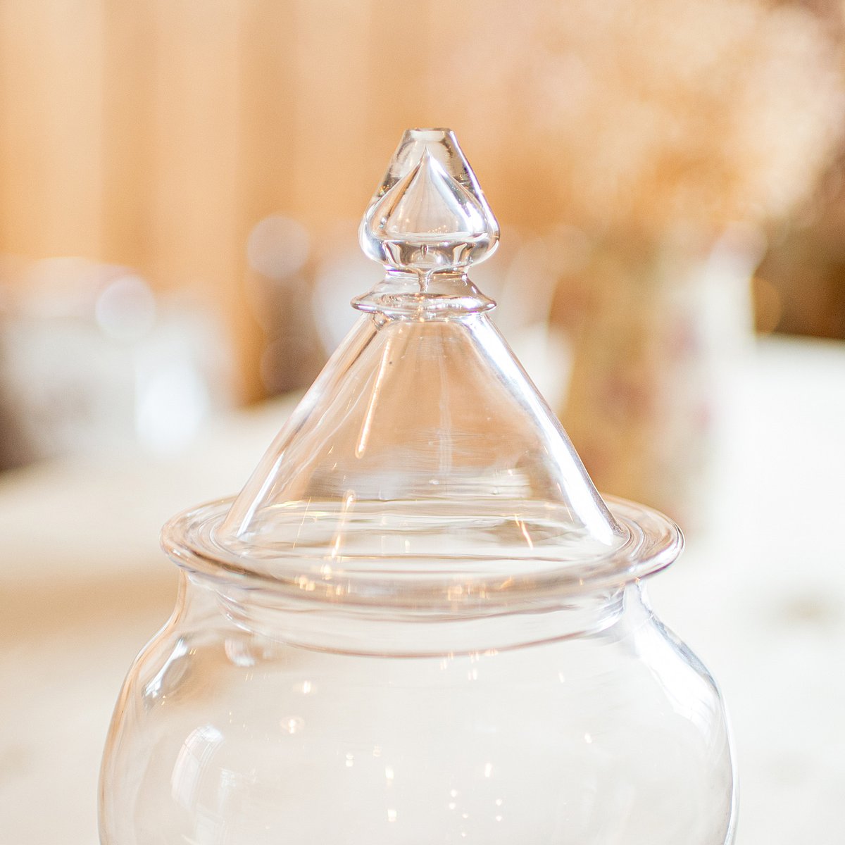 Vintage English Glass Shops Confectionery Jar, 1950s for sale at Pamono