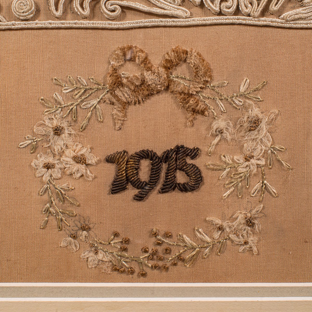 English Embroidery Technique Sampler, 1890s for sale at Pamono