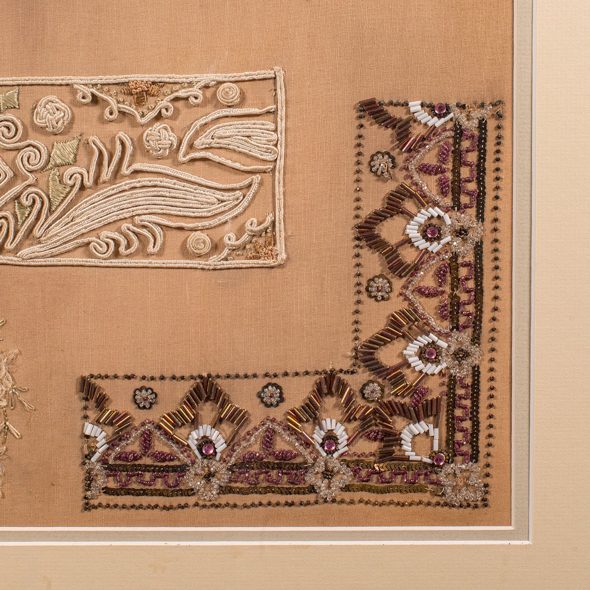 English Embroidery Technique Sampler, 1890s for sale at Pamono