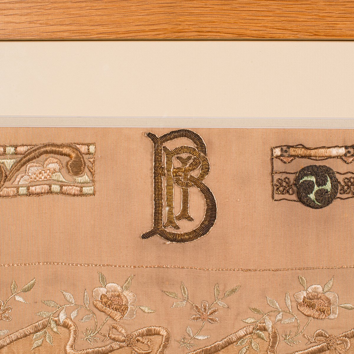 English Embroidery Technique Sampler, 1890s for sale at Pamono