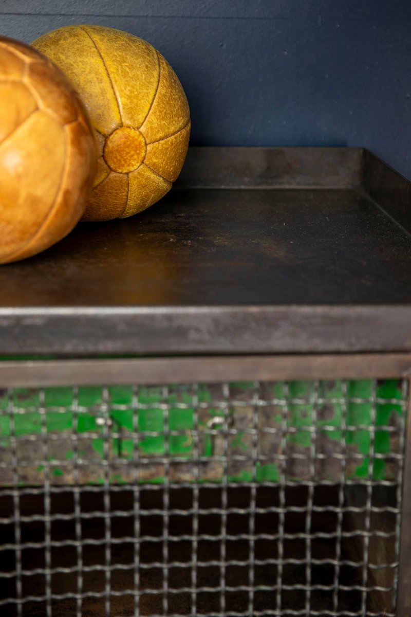 Metal Grid Work Cabinet, 1950s for sale at Pamono