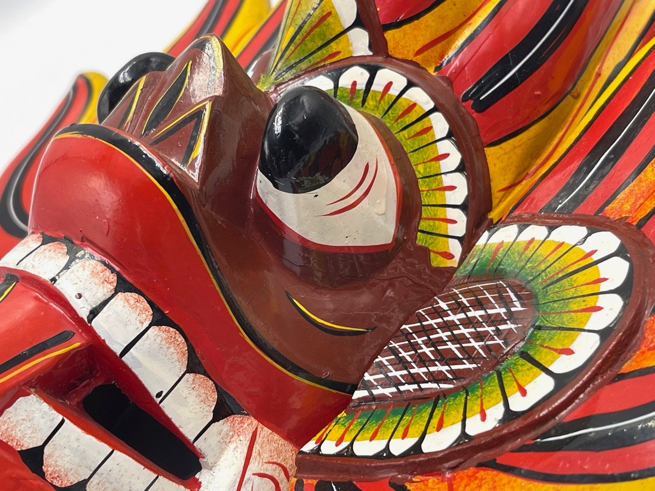 Carved Mayura Raksha Mask for sale at Pamono