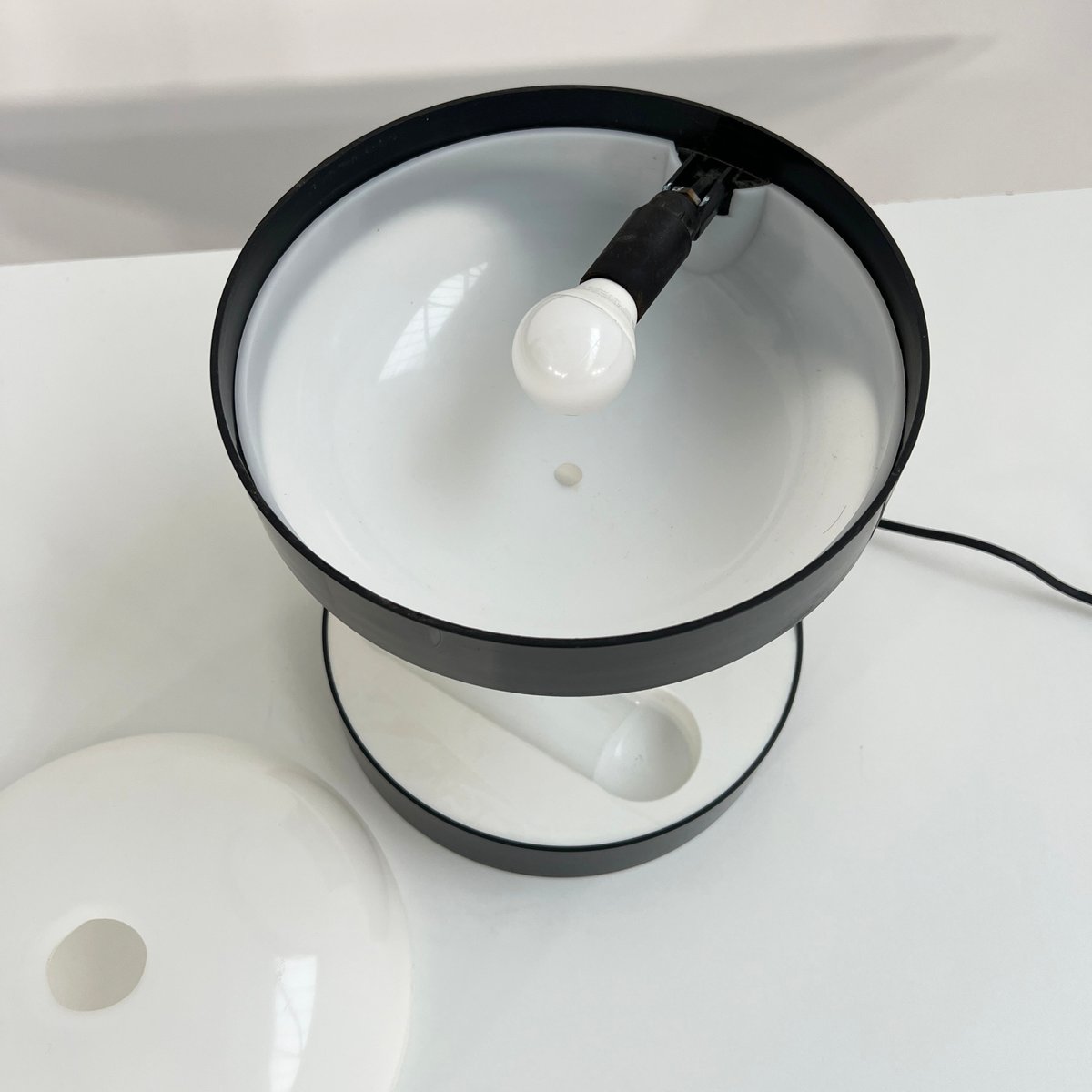 Black Kd29 Table Lamp attributed to Joe Colombo for Kartell, 1960s for ...