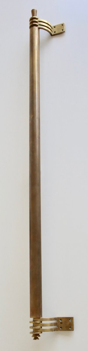 Large Door Handle in Bronze, France, 1935 for sale at Pamono