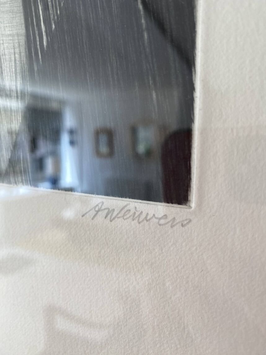 Jean Probst Luxembourg, 1970s, Engraving, Framed for sale at Pamono