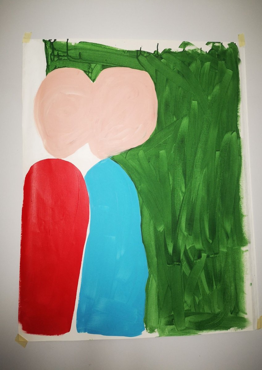 Alice Maier, Abstraction Géométrique No. 3, 2024, Acrylic on Canvas for sale at Pamono