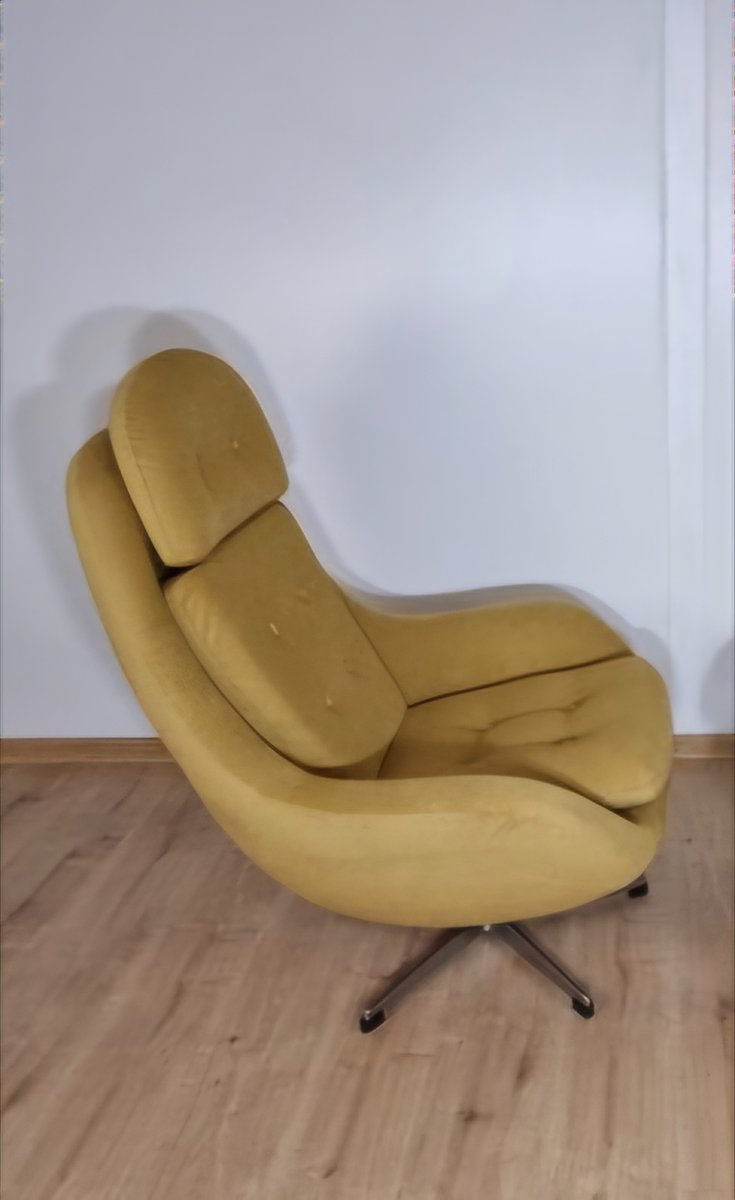 Swivel Chair from Up Závody, 1970s for sale at Pamono