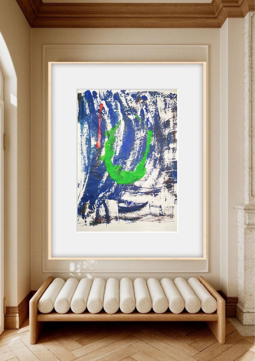 Alice Maier, Métamorphoses No. 4, 2024, Acrylique sur Papier en vente sur Pamono