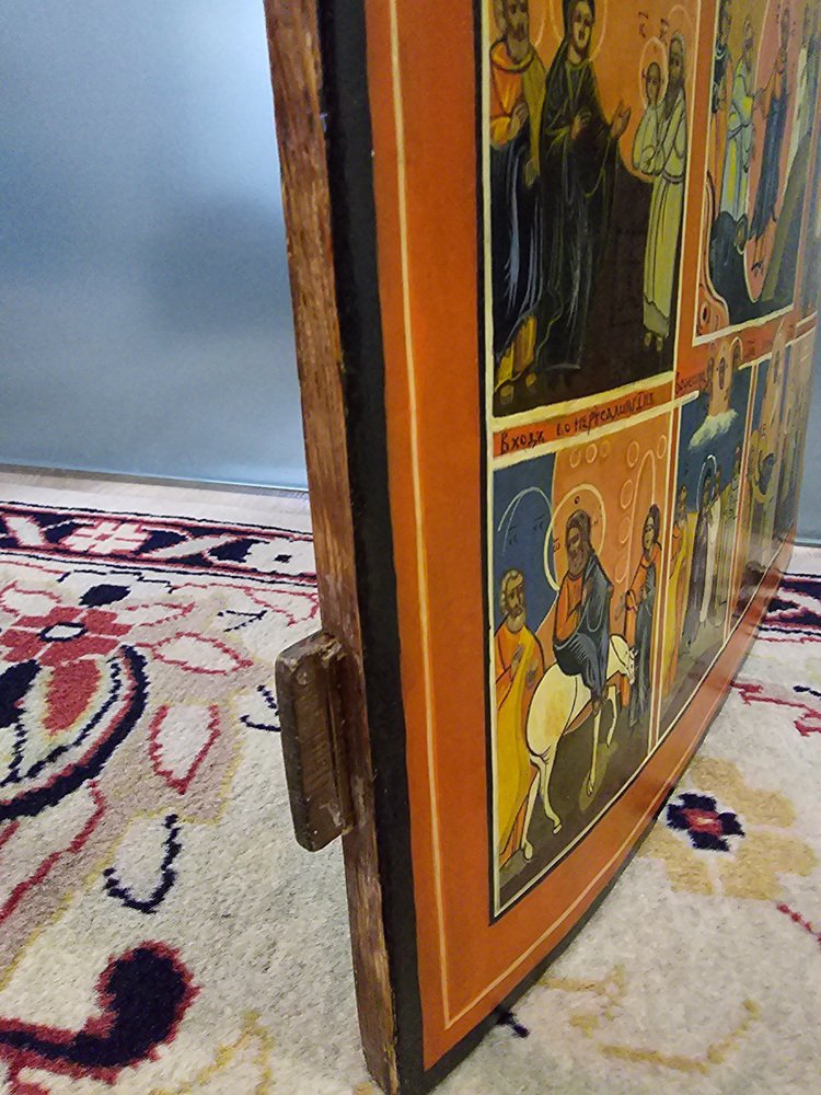 19th Century Orthodox Icon The Resurrection-Descent Into the Hell, 1860 ...