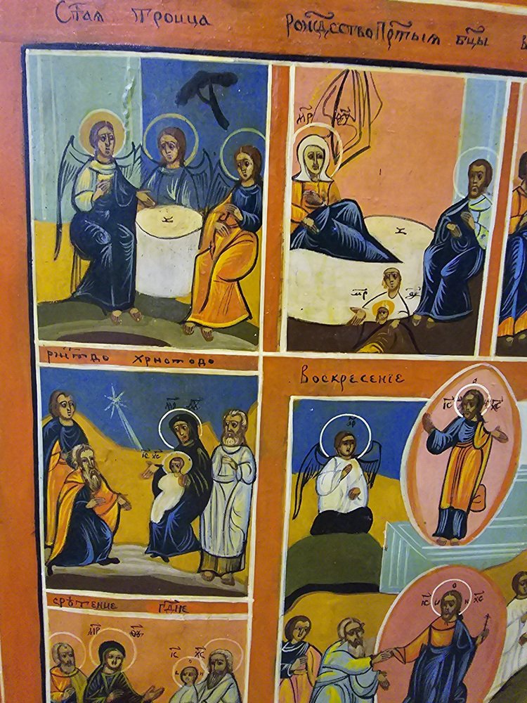 19th Century Orthodox Icon The Resurrection-Descent Into the Hell, 1860 ...