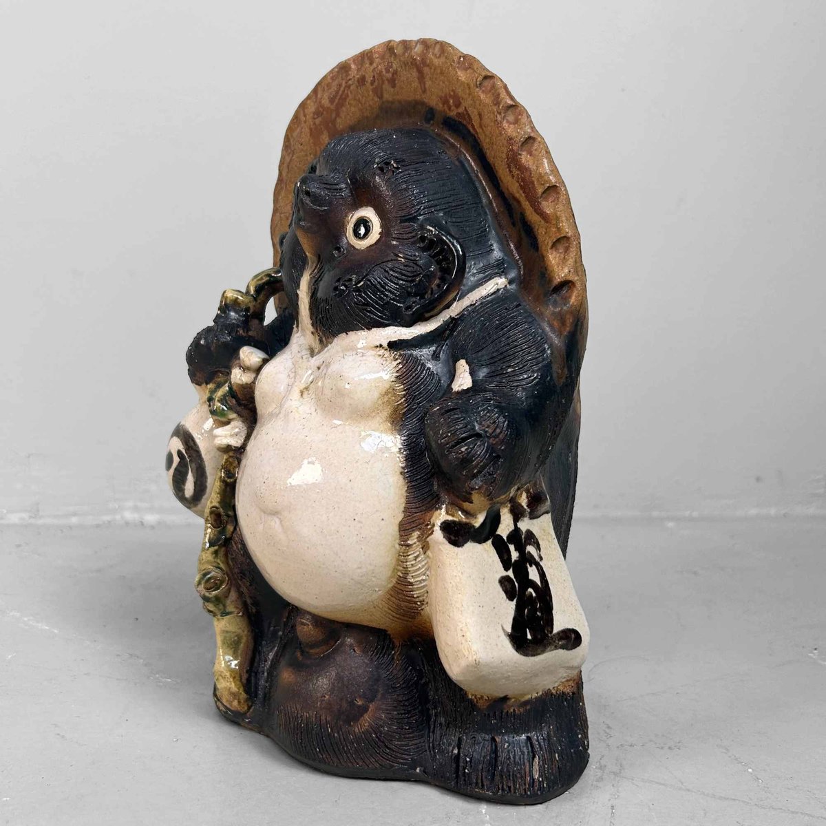 Mid-Century Tanuki Statue in Shigaraki Pottery, Japan, 1980s for sale ...