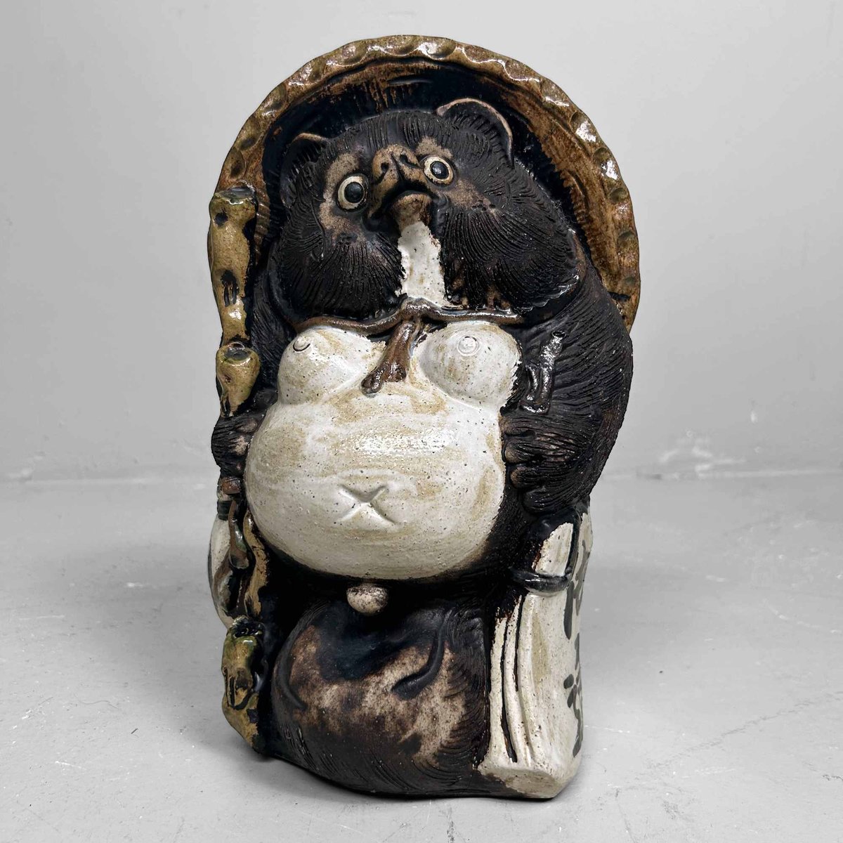 Decorative Tanuki Tanuki Statue in Shigaraki Pottery, Japan, 1970s for ...