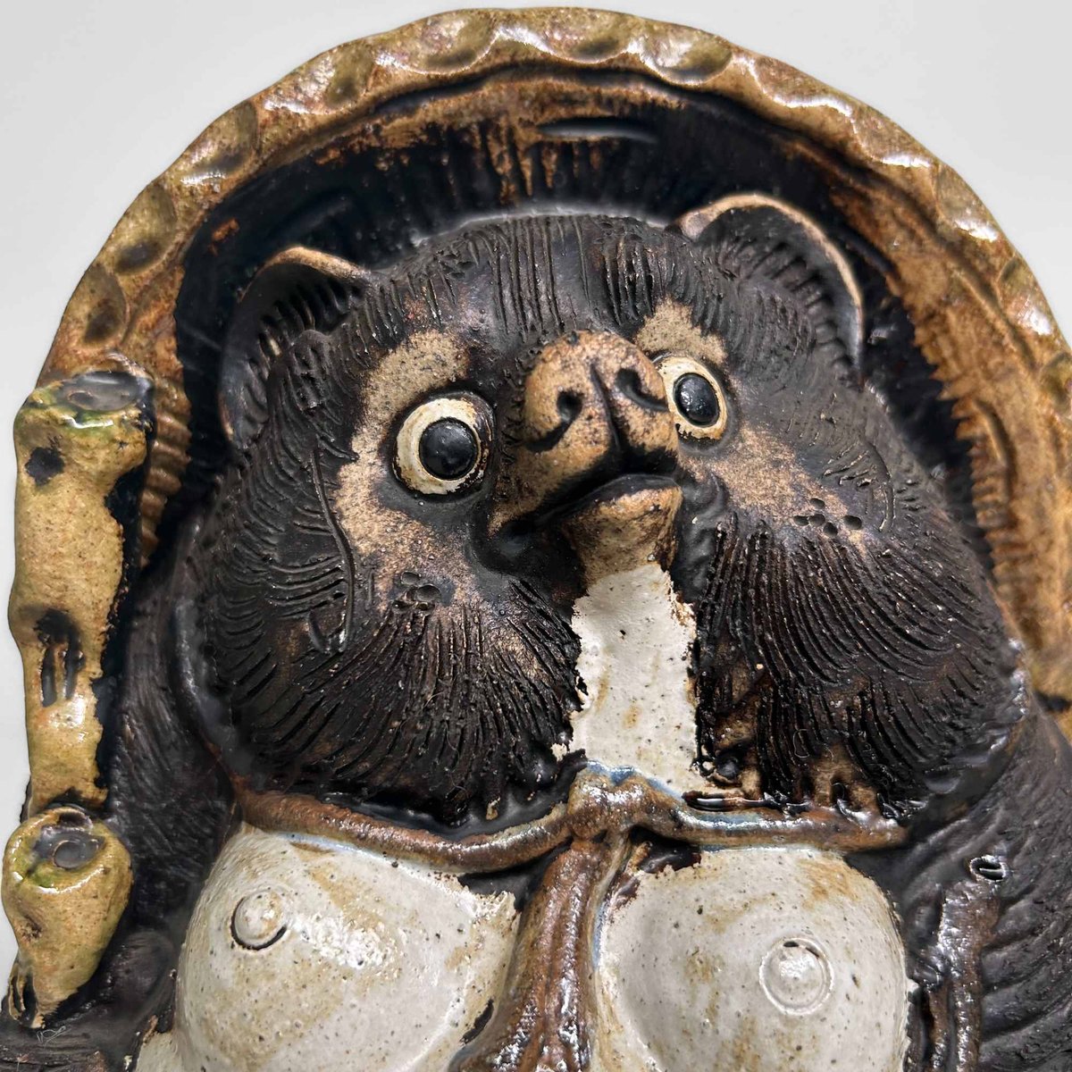 Decorative Tanuki Tanuki Statue in Shigaraki Pottery, Japan, 1970s for ...
