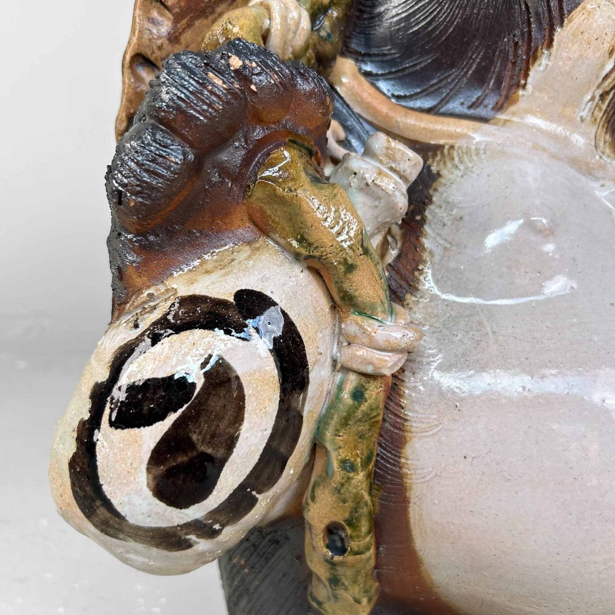 Large Decorative Tanuki Statue, 1980s for sale at Pamono