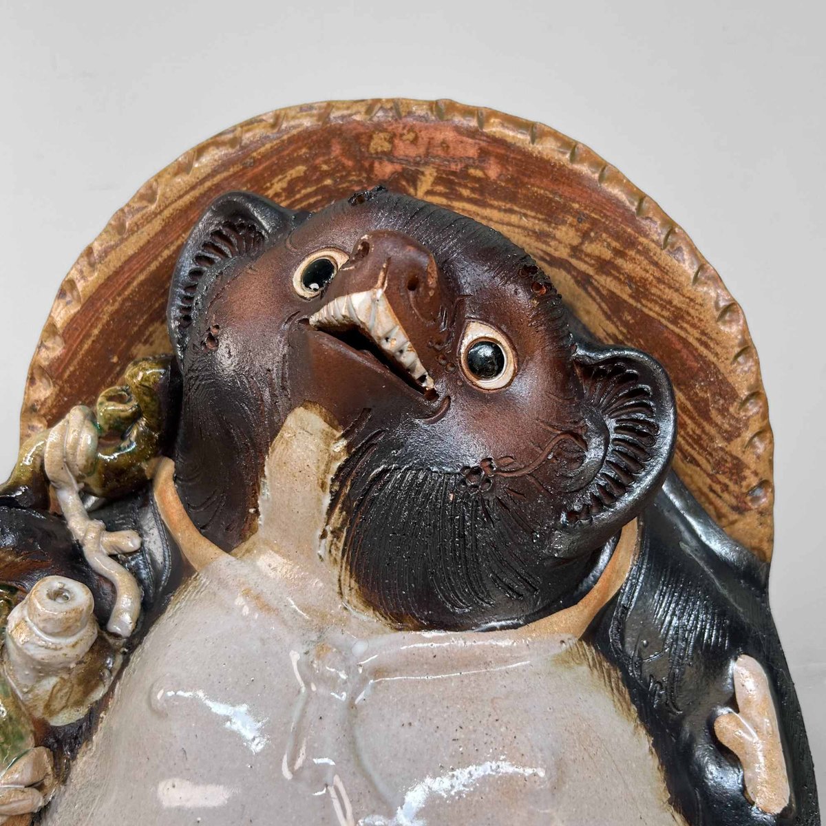 Large Decorative Tanuki Statue, 1980s for sale at Pamono