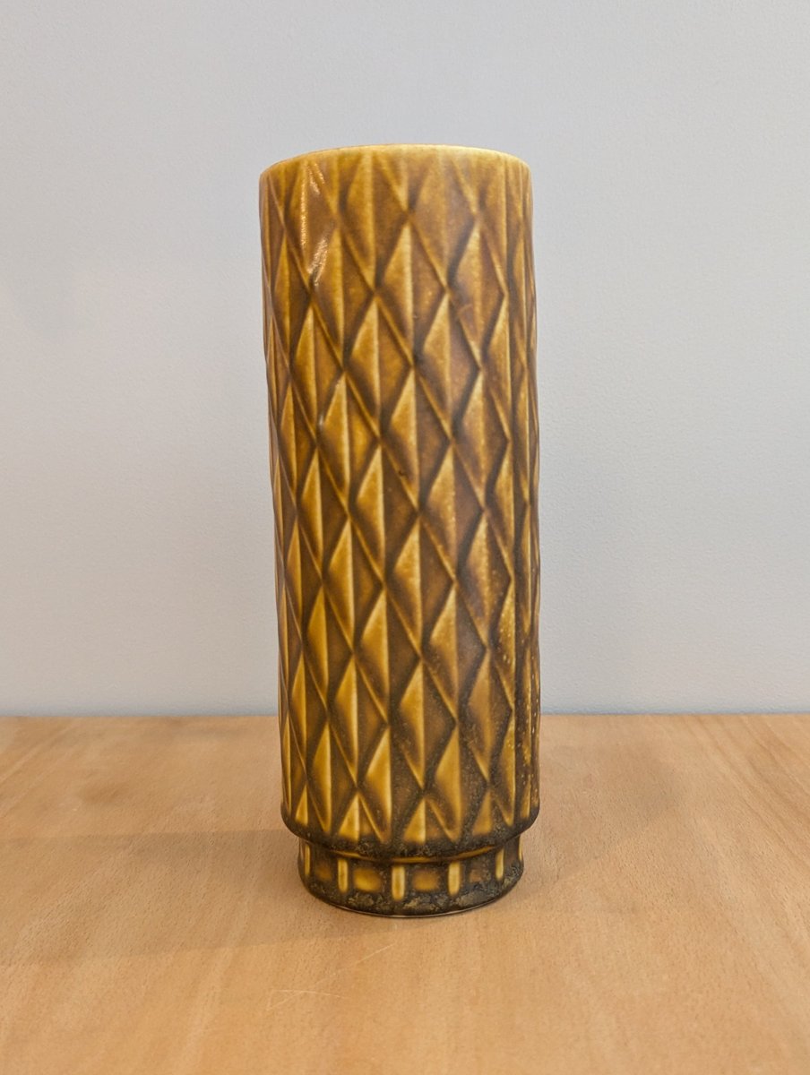 Vaso Mid-Century in ceramica di Gunnar Nylund per Rorstrand in vendita ...