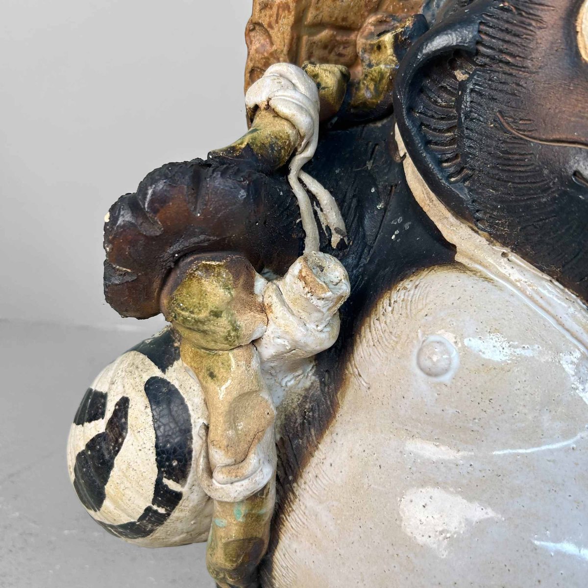 Large Decorative Tanuki Statue, 1980s for sale at Pamono
