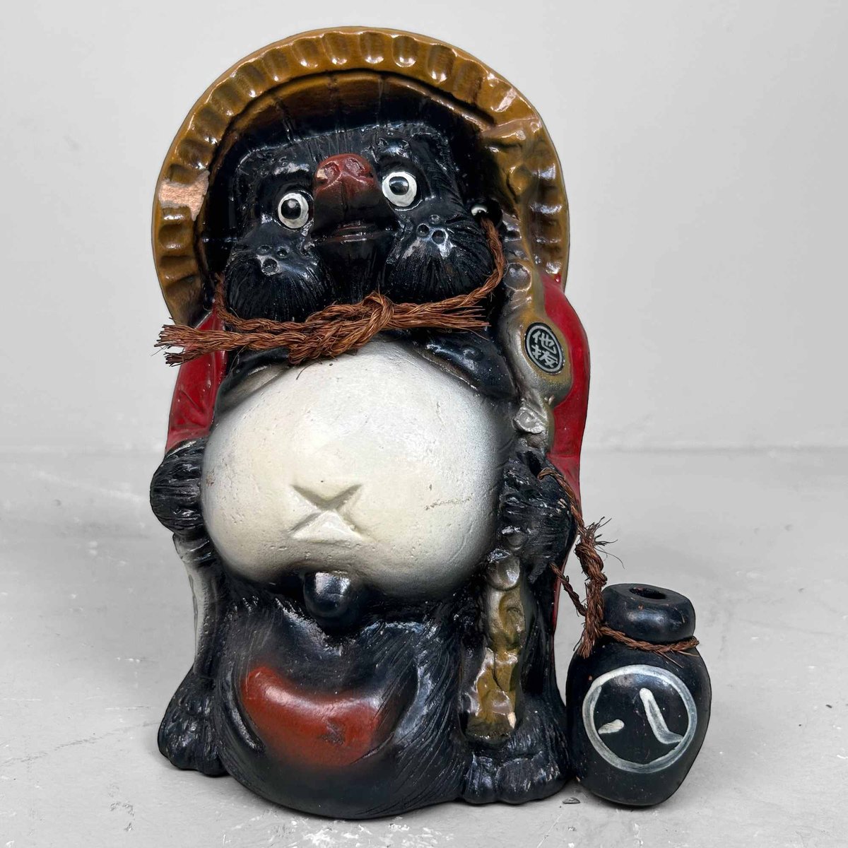 Decorative Tanuki Statue, 1980s for sale at Pamono