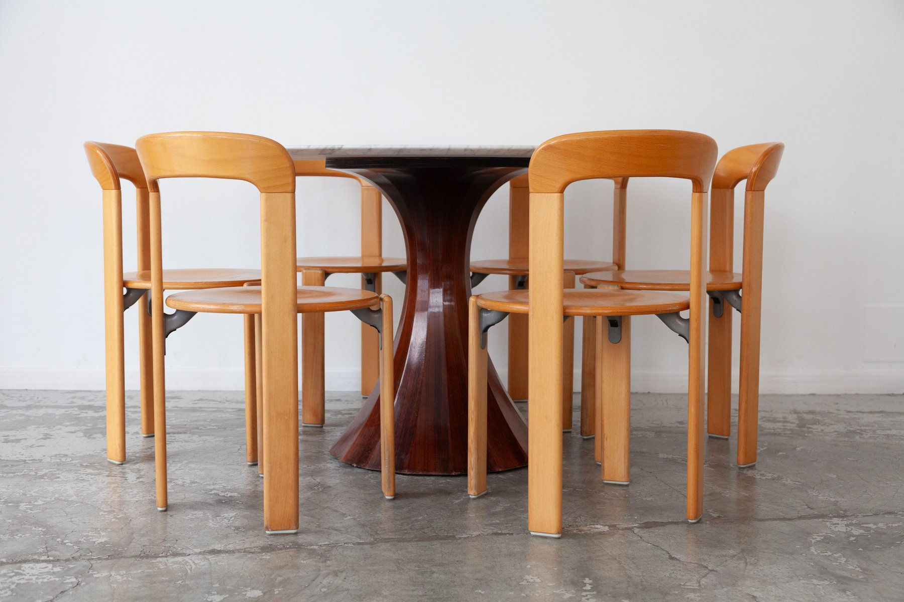 Dining Chairs by Bruno Ray for Dietiker AG Suisse, 1970s, Set of 6 for ...