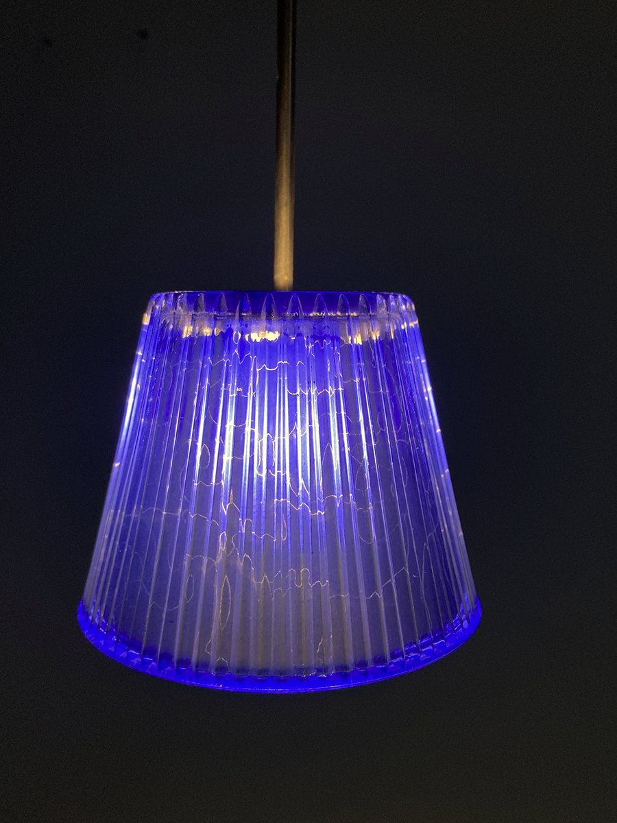Romeo Babe Blue Ceiling Lamp by Philippe Starck for Flos, 1997 for sale at Pamono
