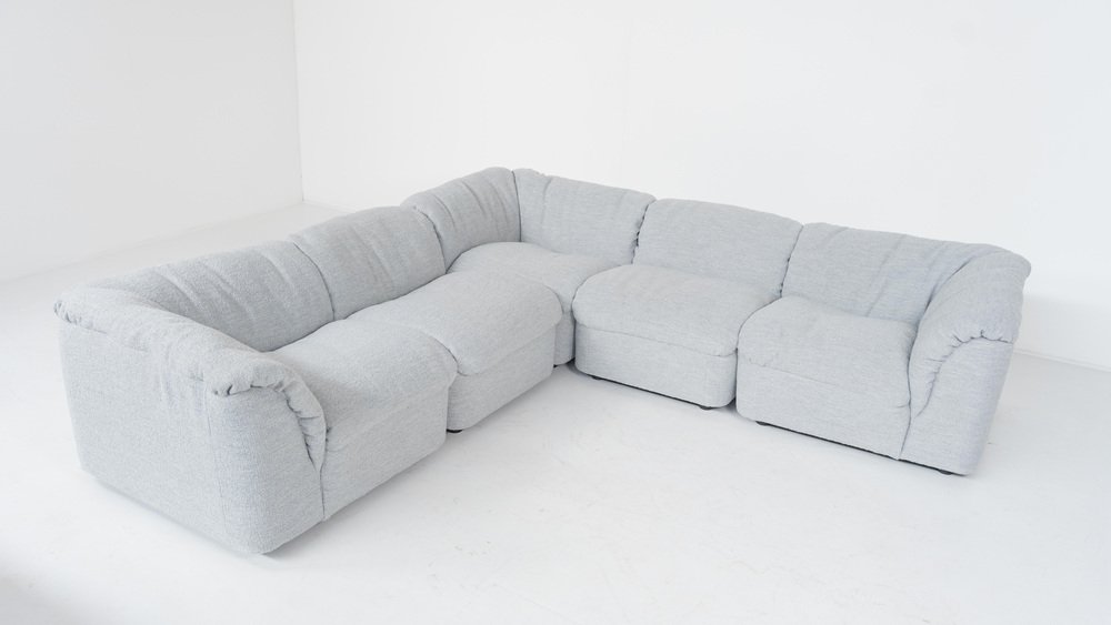 Mid-Century Modular Sofa by Tito Agnoli for Arflex, 1960s, Set of 5 for ...