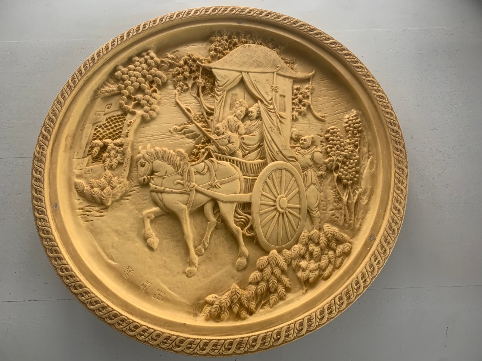 Carved Alabaster Artwork, 1970s for sale at Pamono