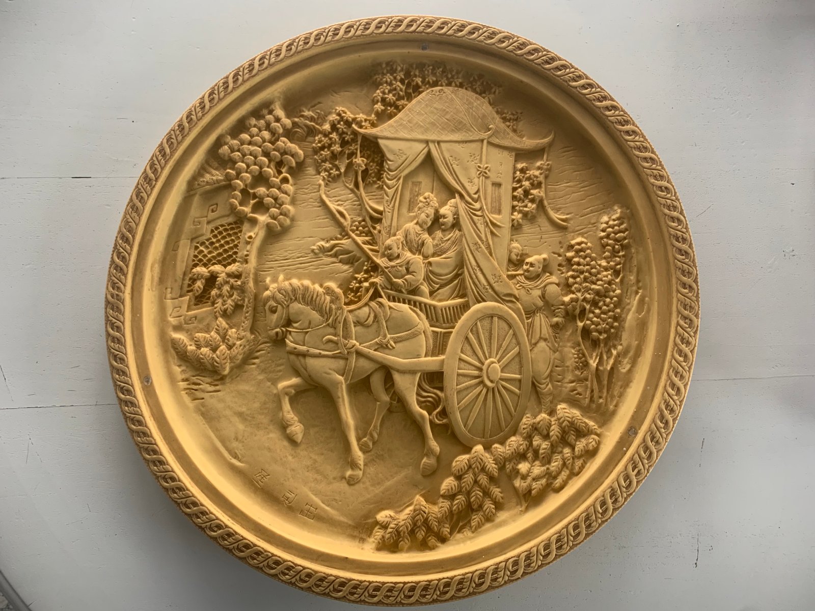 Carved Alabaster Artwork, 1970s for sale at Pamono