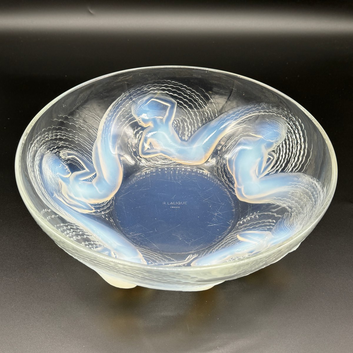 Calypso Bowl by R. Lalique, 1932 for sale at Pamono