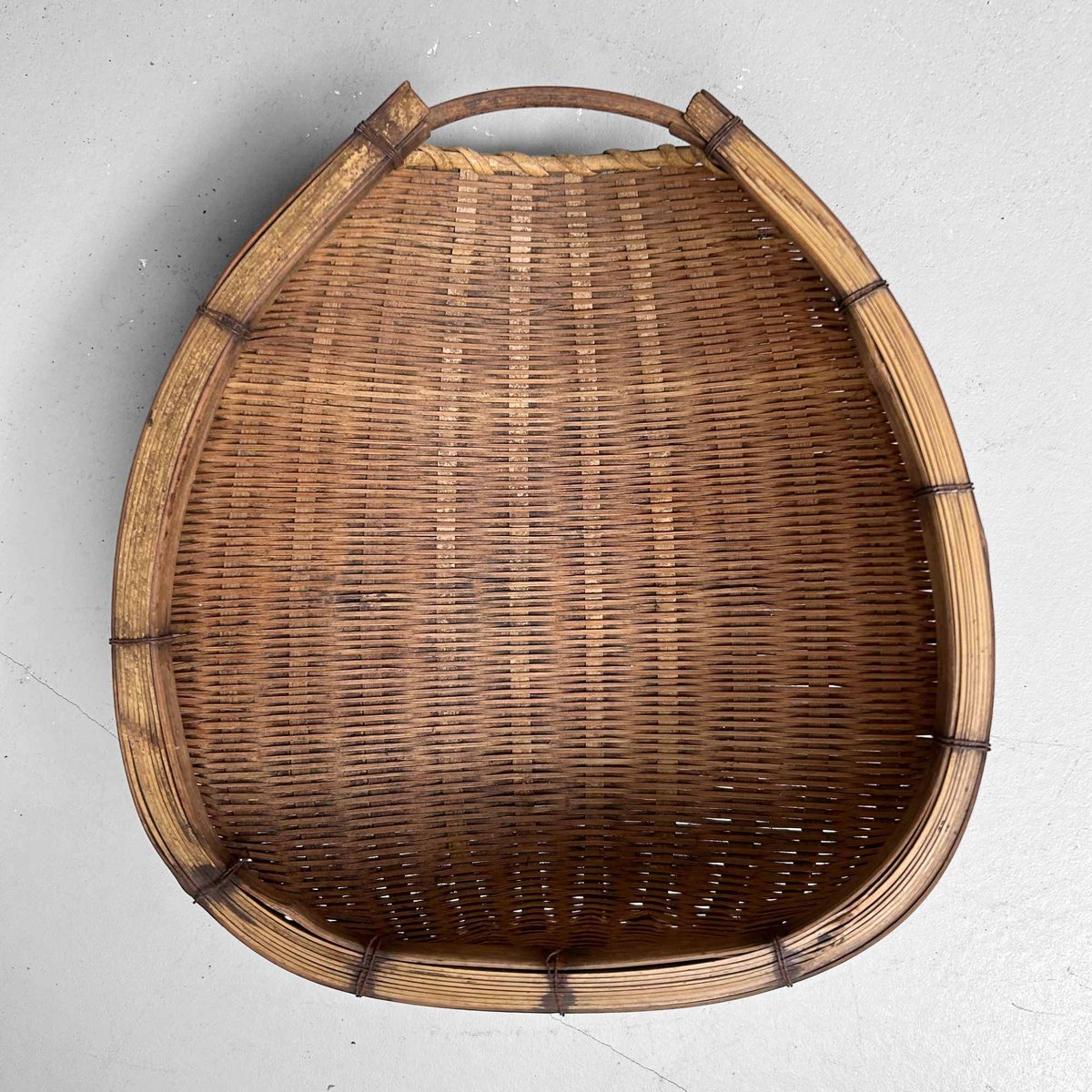 Japanese Kago Zaru Drying Basket in Bamboo, 1970s for sale at Pamono