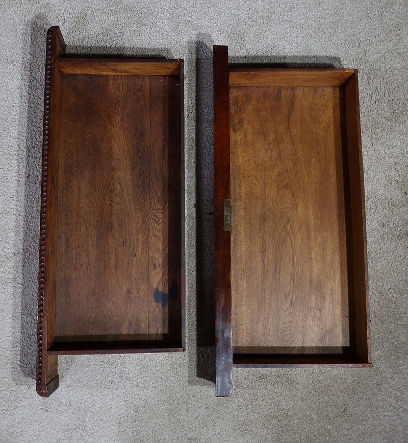 Small Secretary in Burl Mahogany Veneer, Early 19th Century for sale at ...