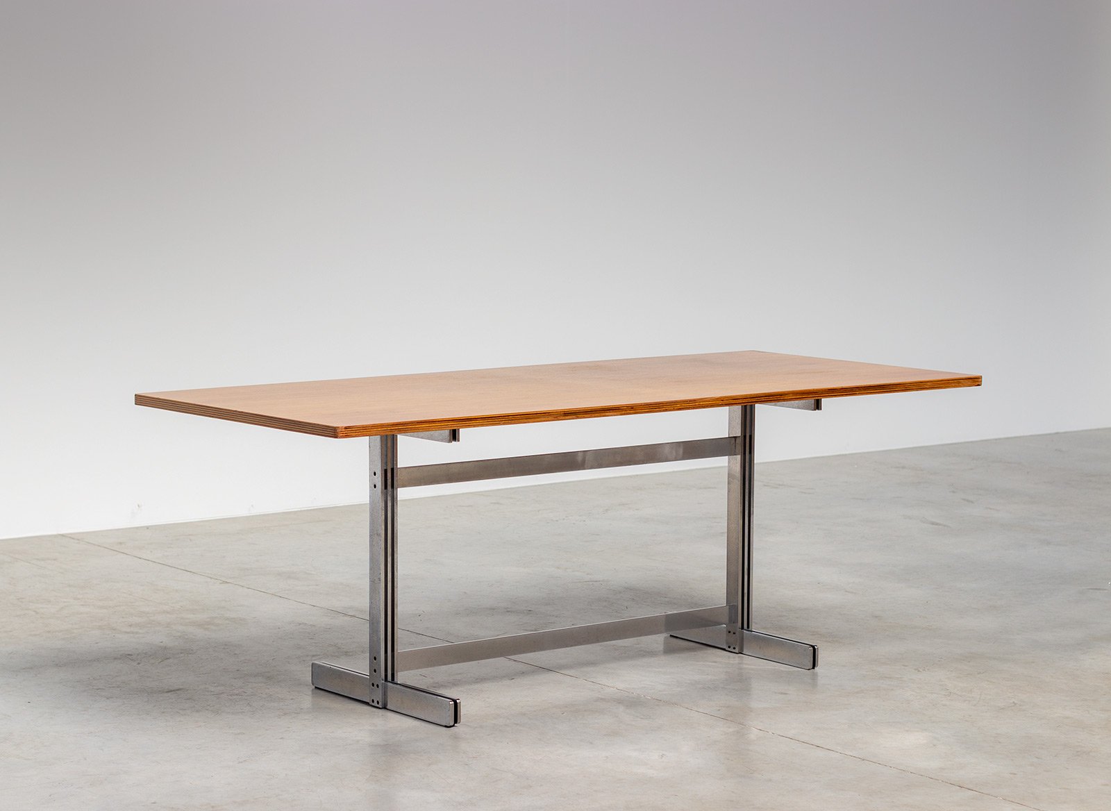 Dining Table by Jules Wabbes, Belgium, 1970s for sale at Pamono