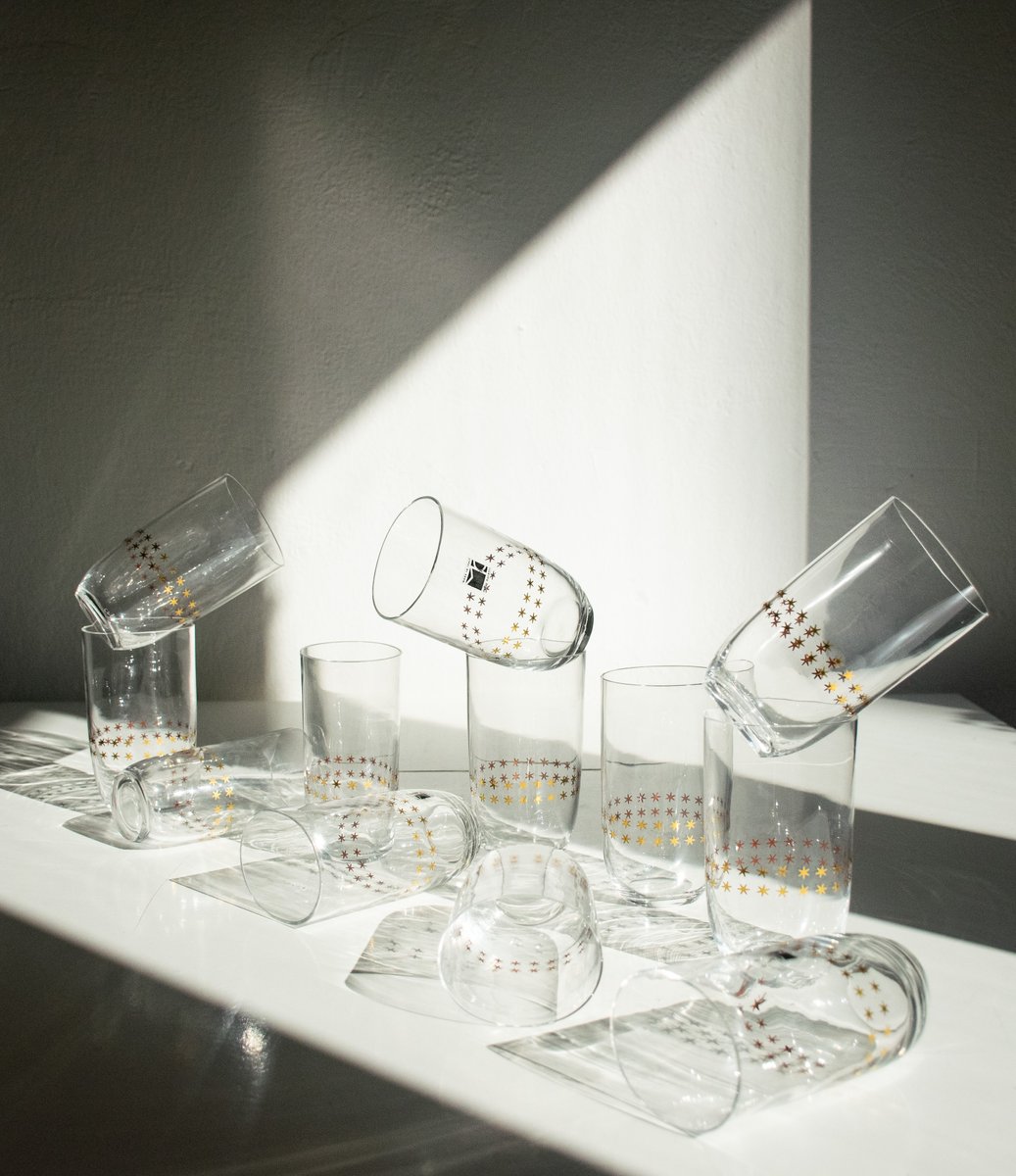 Martini Glasses by Carlo Moretti, Set of 12 for sale at Pamono