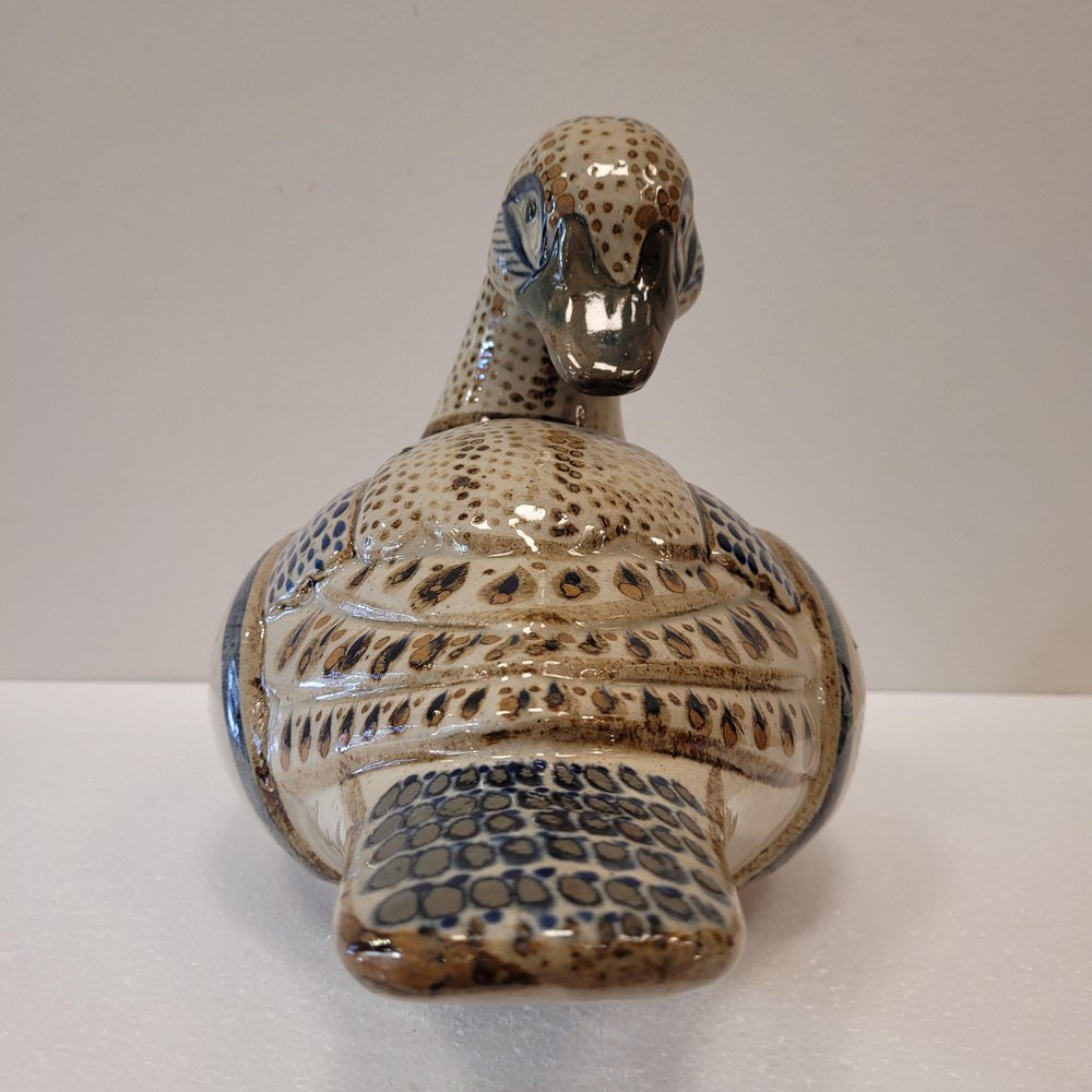 Sculpture of Duck in Ceramic, Italy, 19th Century for sale at Pamono