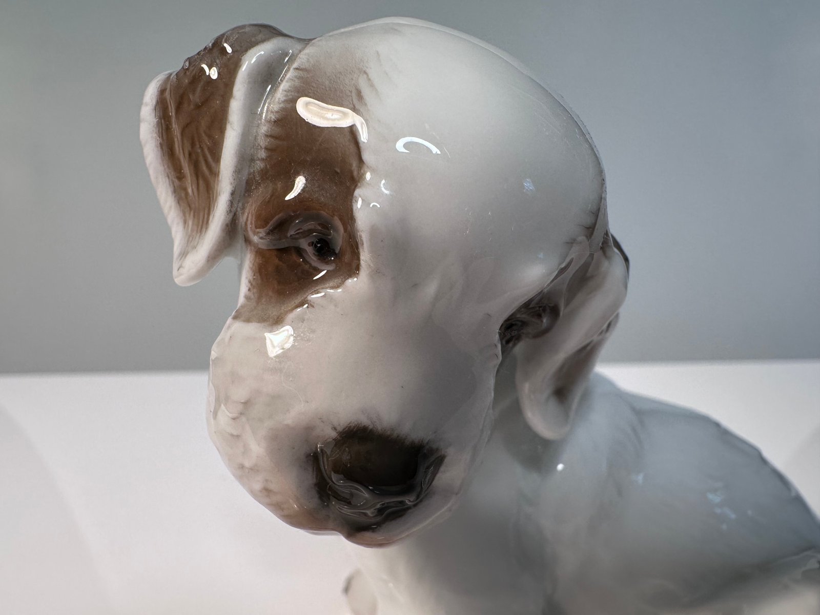 Porcelain Model 1121 Terrier Puppy Dog Figurine by Theodor Kärner for ...