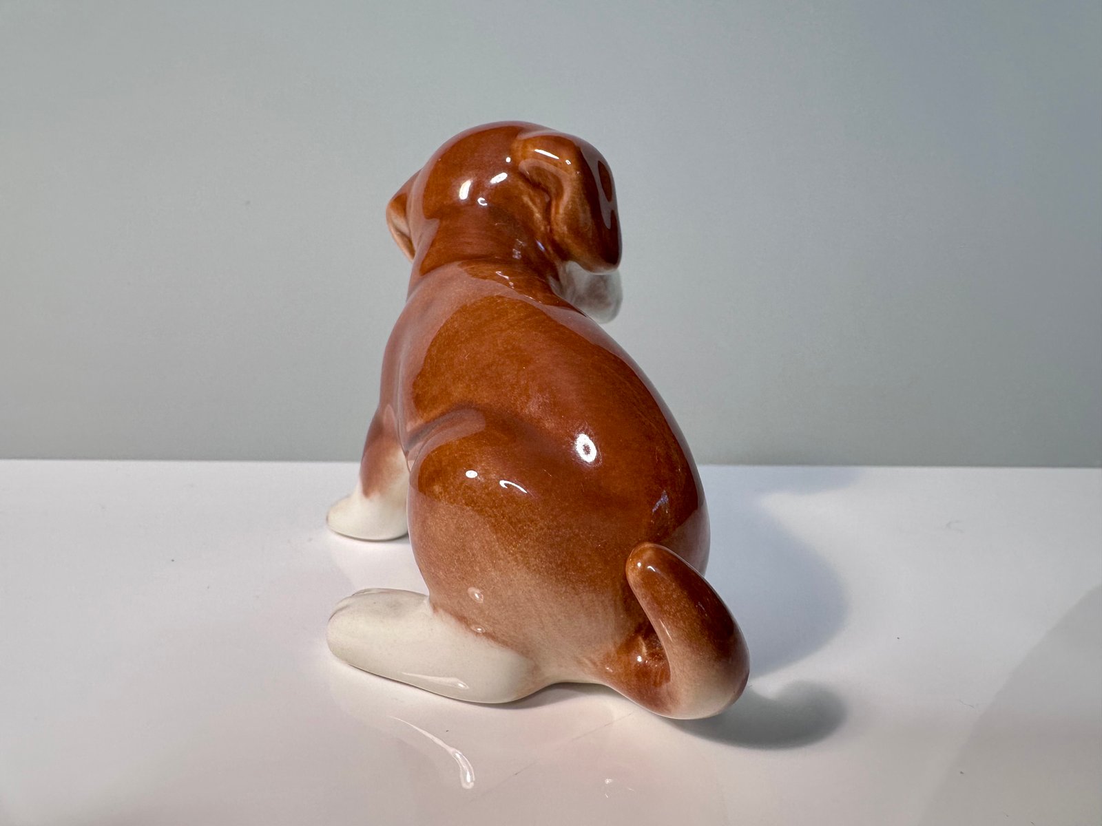 Porcelain Beagle Puppy Dog Figurine from Goebel, West Germany, 1960s ...