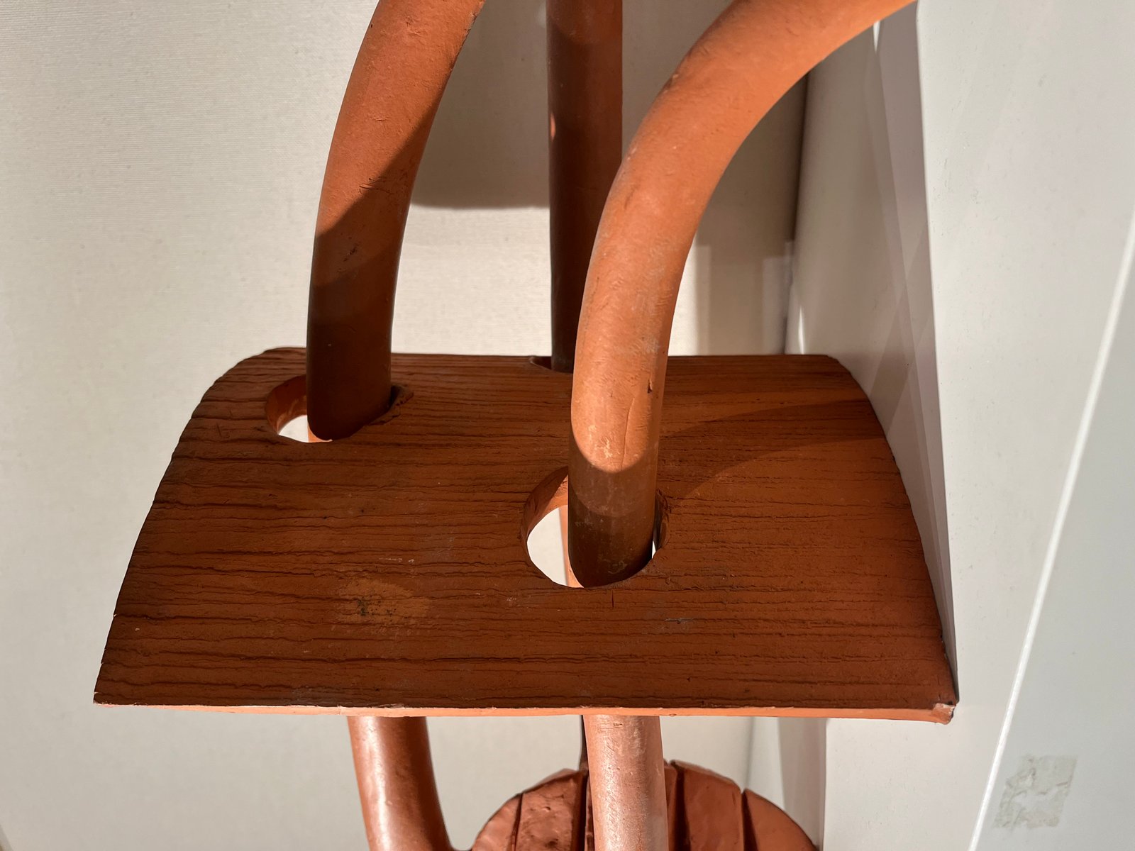 Victor Roman, Abstract Sculpture, 1970s, Terracotta for sale at Pamono