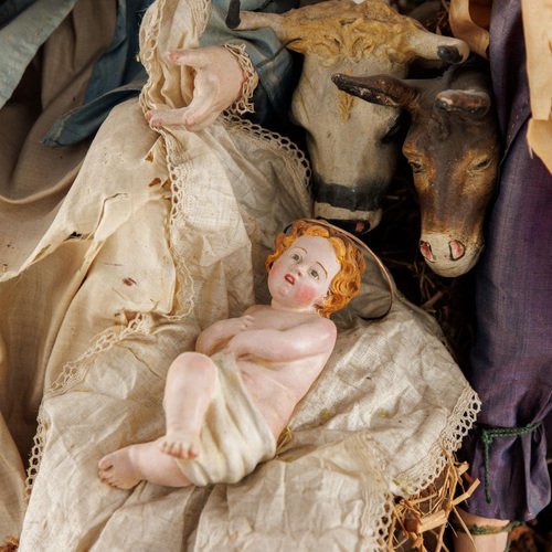 Antique Neapolitan Creche Figurine, 19th Century for sale at Pamono