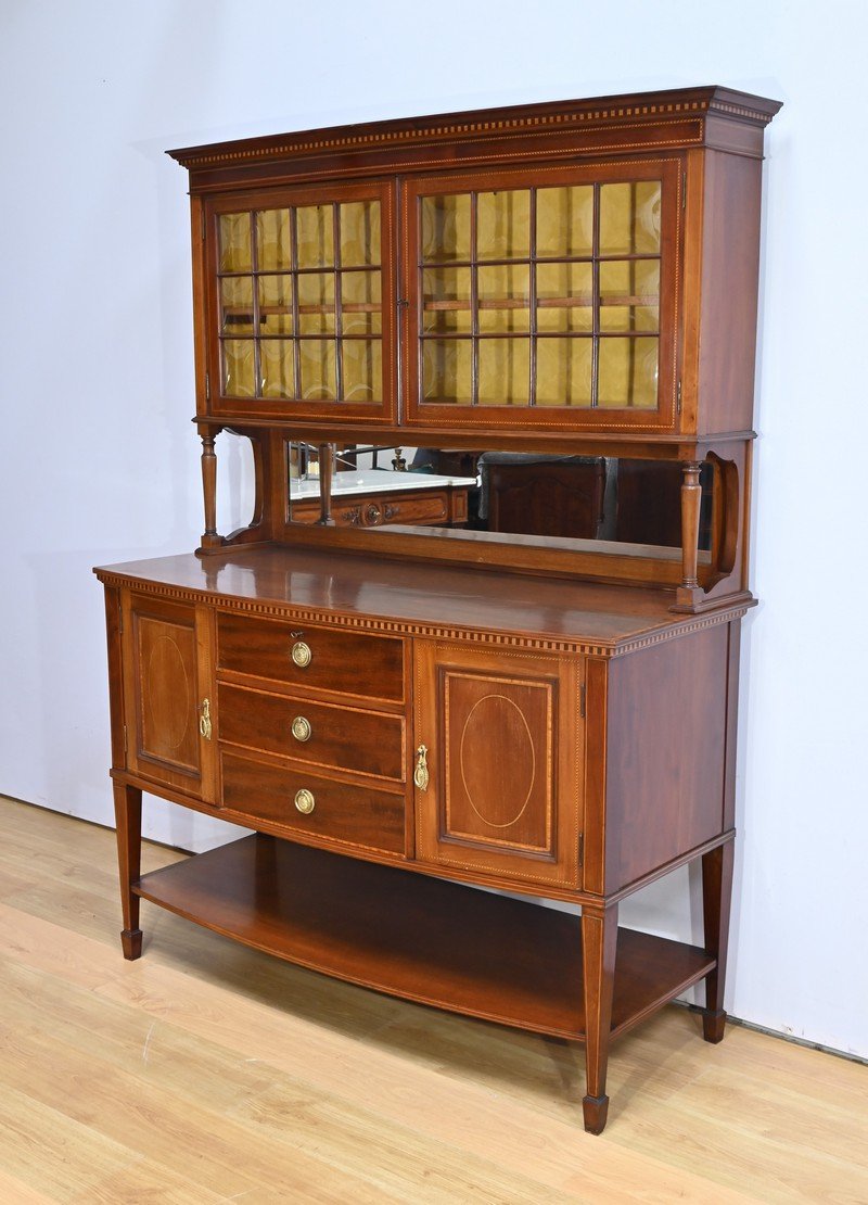 Two-Body Mahogany Buffet, 1920s for sale at Pamono
