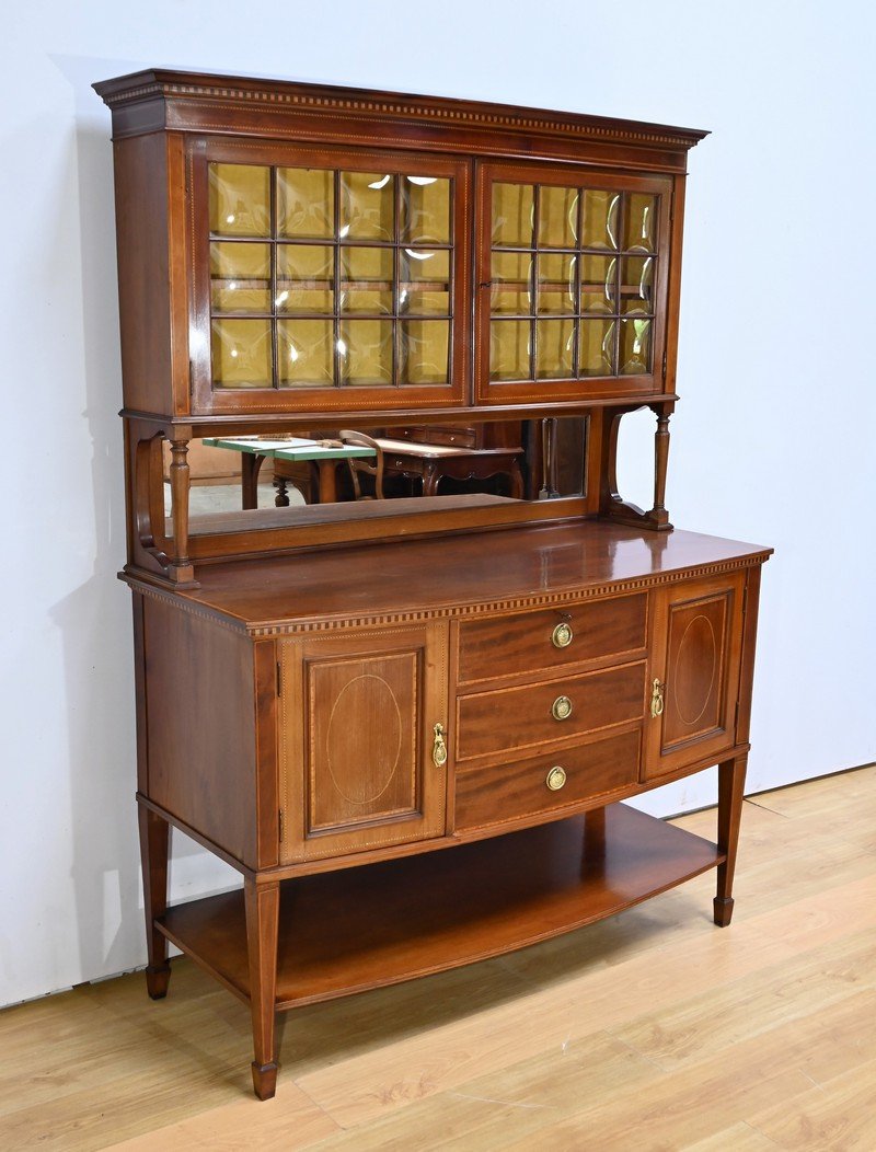 Two-Body Mahogany Buffet, 1920s for sale at Pamono