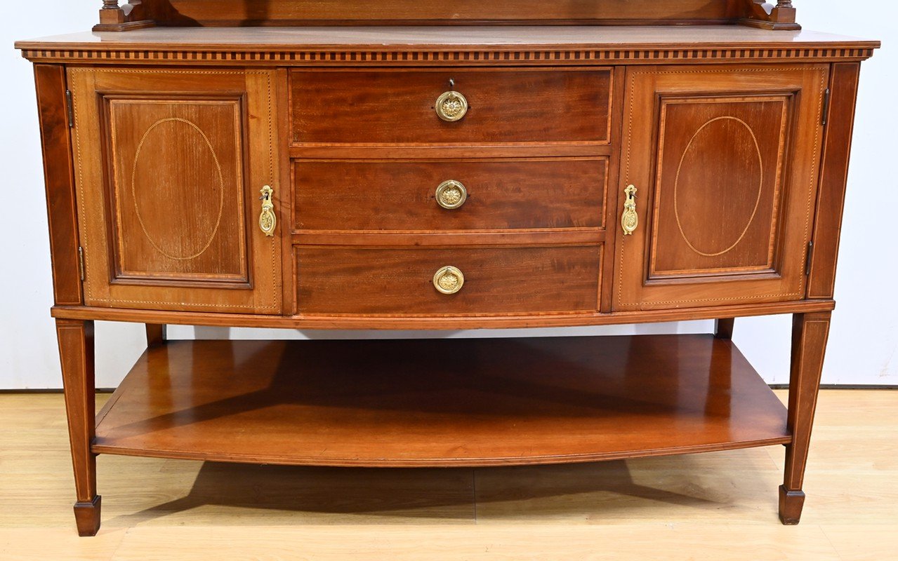 Two-Body Mahogany Buffet, 1920s for sale at Pamono