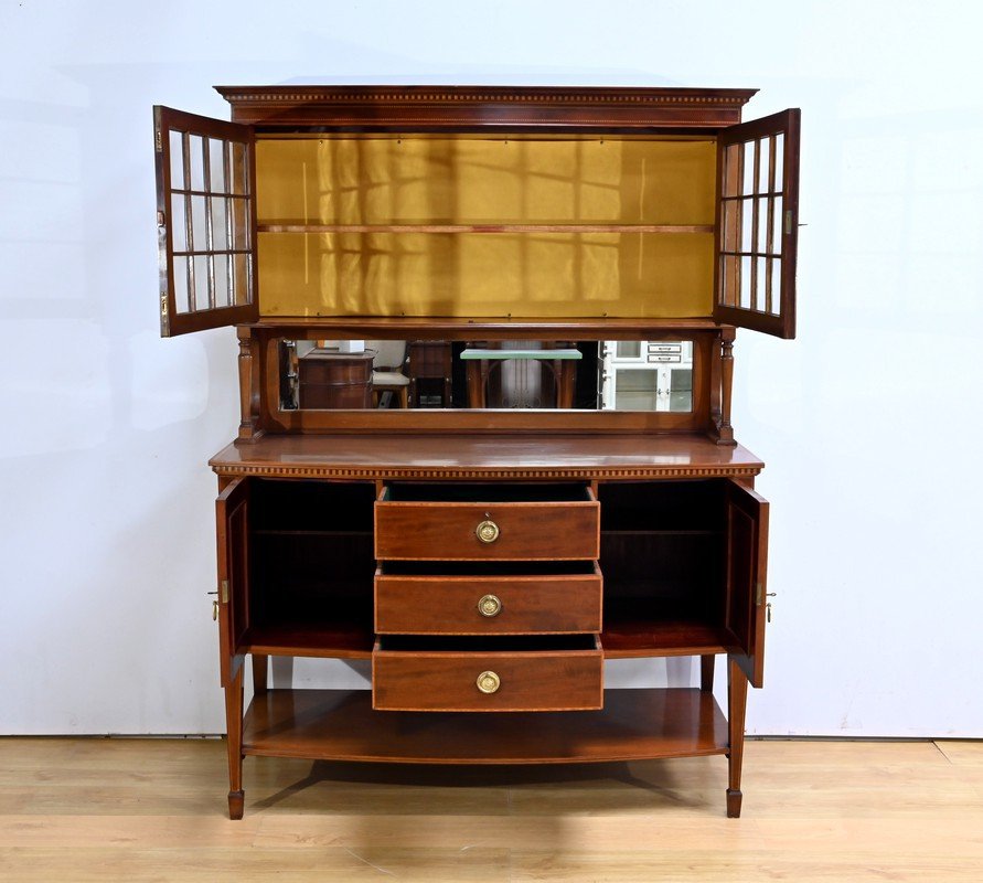 Two-Body Mahogany Buffet, 1920s for sale at Pamono