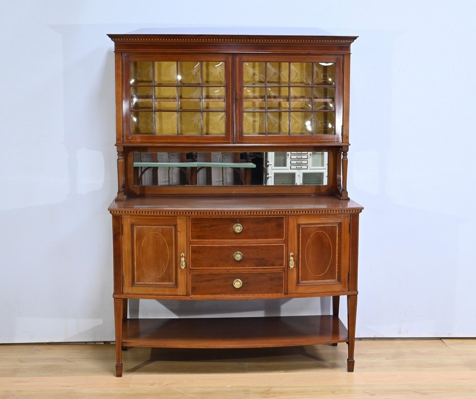 Two-Body Mahogany Buffet, 1920s for sale at Pamono