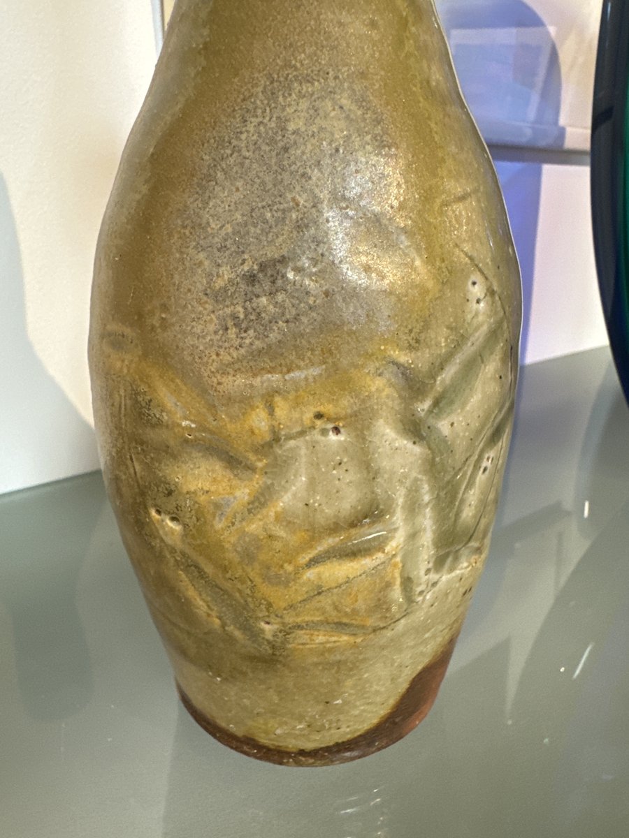 Enameled Stoneware Vase by Justin Dutel from Atelier De La Borne, 1970s ...