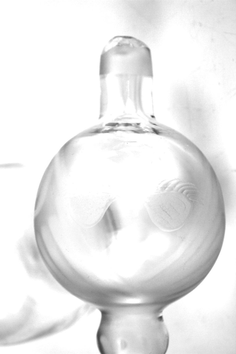 Glass Carafe with Decorative Etching Face from Riedel, 1950s for sale ...