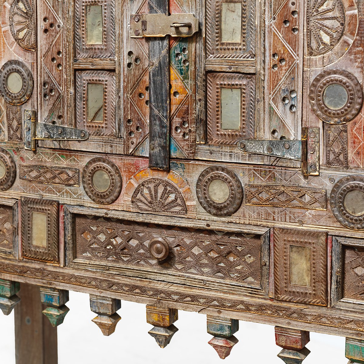 Vintage Indian Damchiya Dowry Chest, 1950s for sale at Pamono