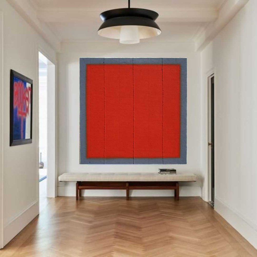 Anke Blaue, AB 416, 21st Century, Acrylic on Linen for sale at Pamono