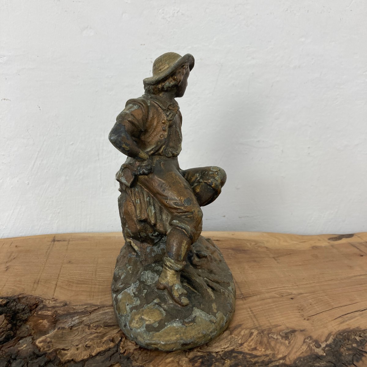 Victorian Peasant Art Figure, Late 19th Century for sale at Pamono